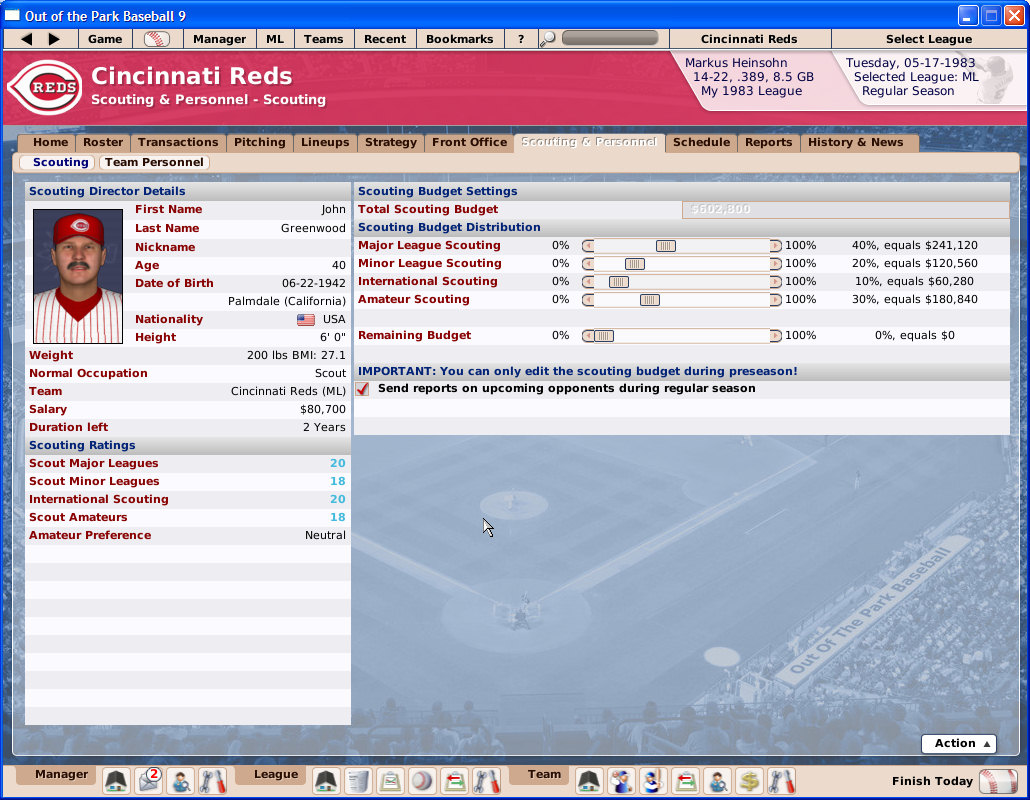 First OOTP 9 Screenshots!! - OOTP Developments Forums
