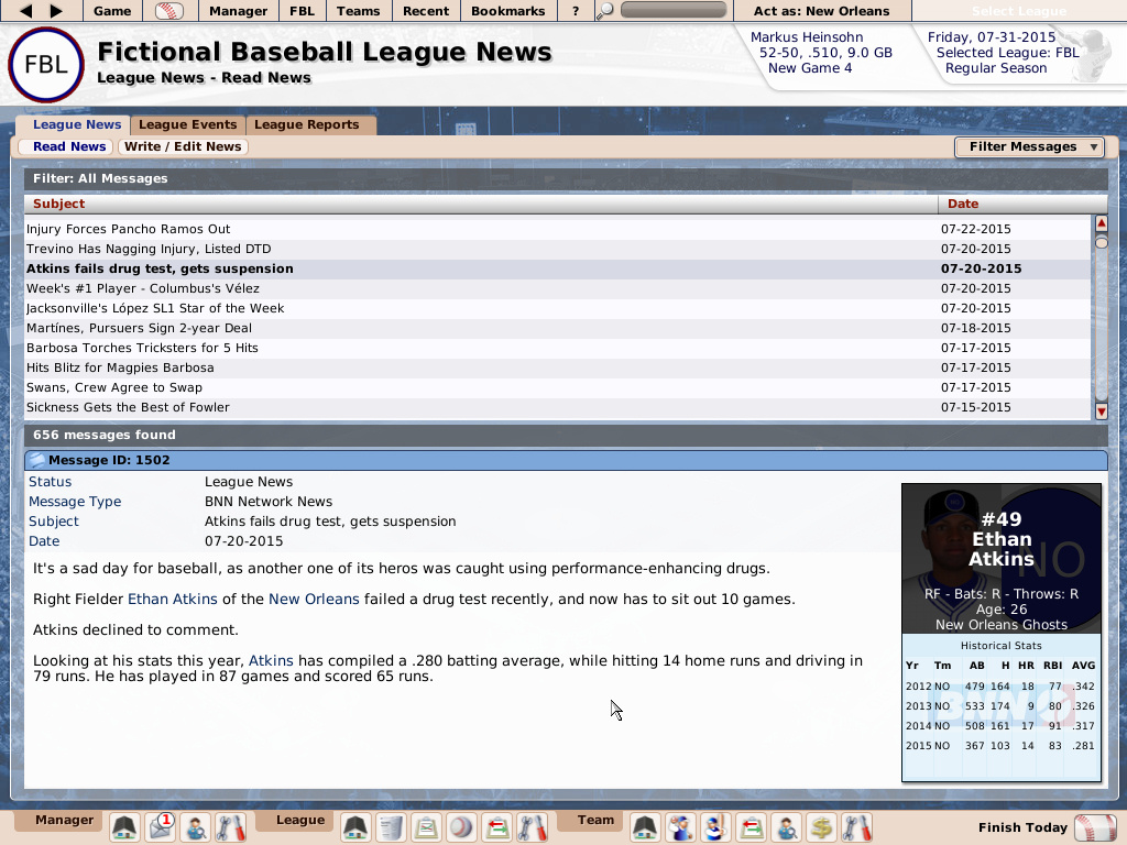 6 new OOTP 9 screens - OOTP Developments Forums