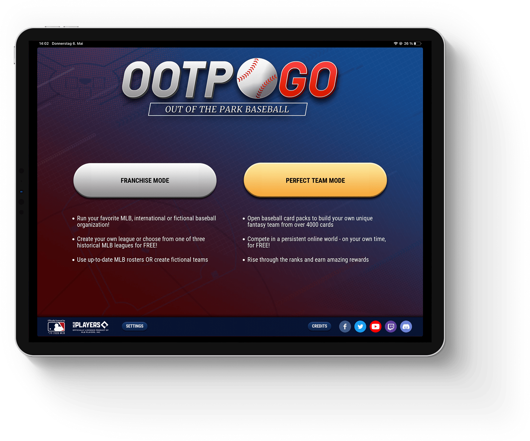OOTP GO - Out of the Park Developments