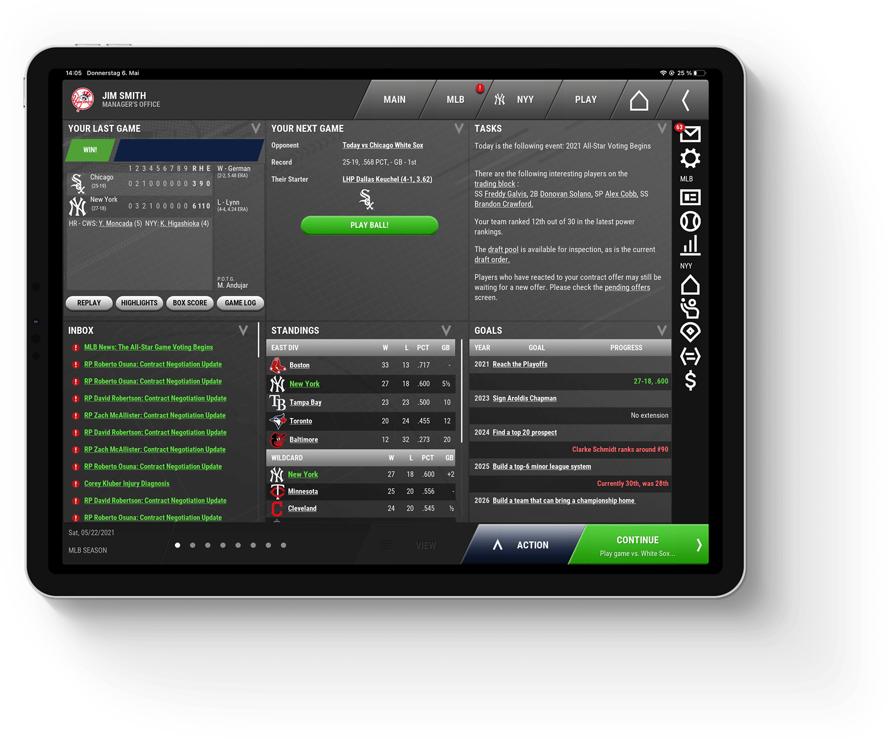 OOTP GO - Out of the Park Developments