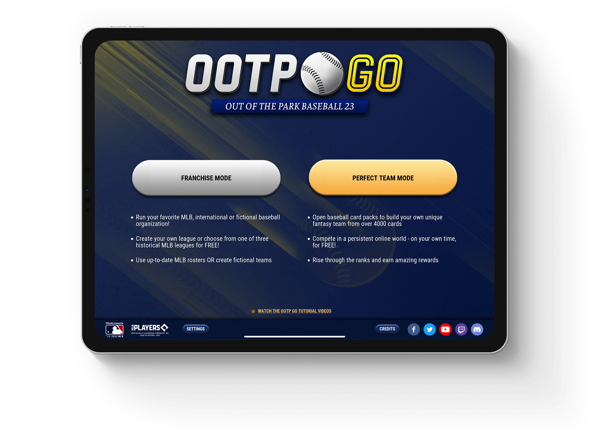 OOTP GO - Out of the Park Developments